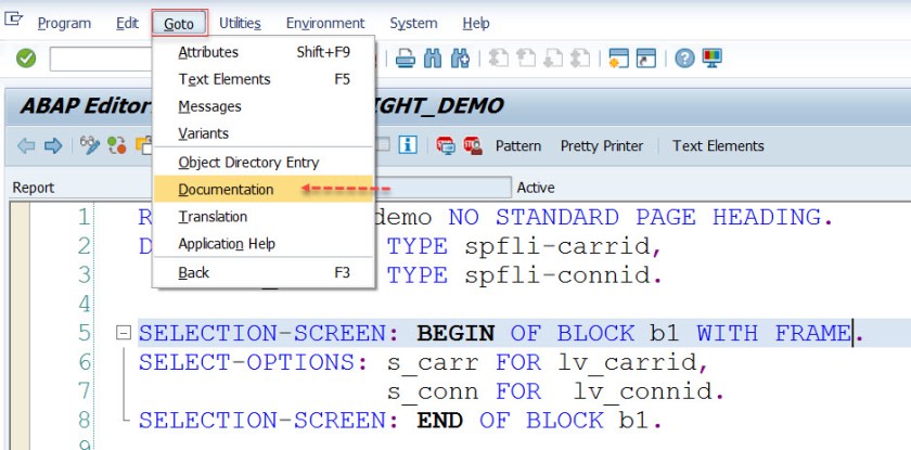 Report Documentation – SAPCODES