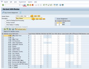 Report Variant Transport – SAPCODES