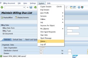 Report Variant Transport – SAPCODES