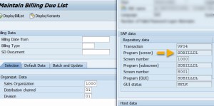 Report Variant Transport – SAPCODES
