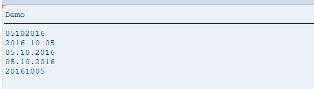 New DATE Conversion – SAPCODES