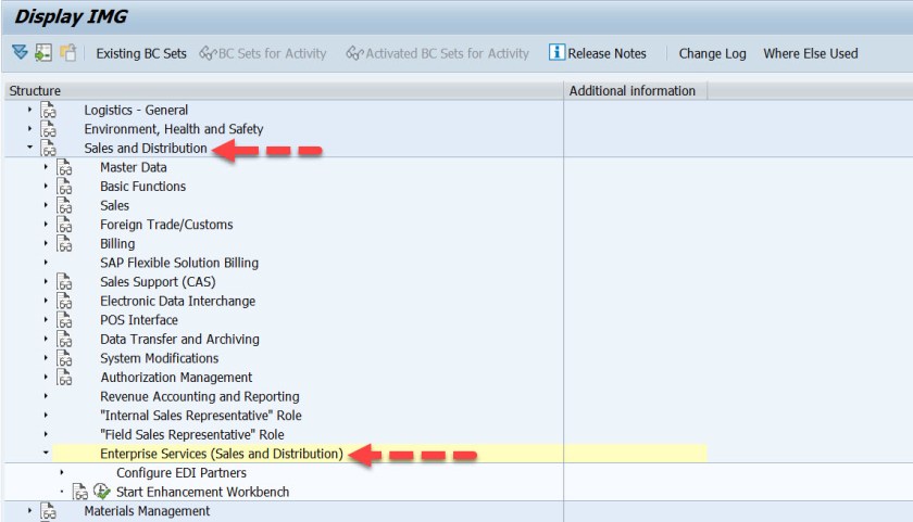 Switch Assigned to IMG Node – SAPCODES