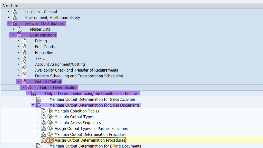 Condition Records for Sales Document Output – SAPCODES