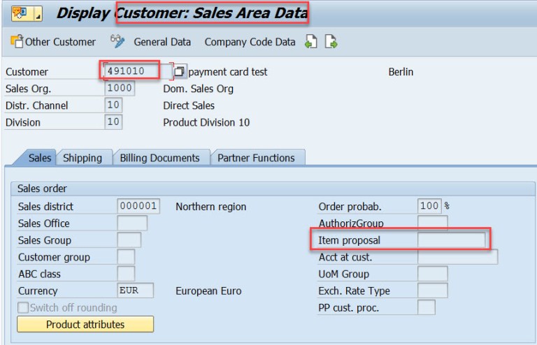 Item Proposal in SAP SD – SAPCODES
