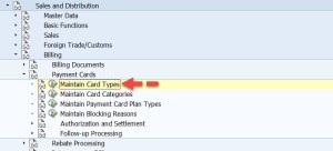 Payment Card Processing in SAP SD – SAPCODES