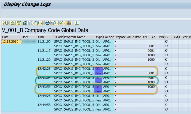 Trace Log Data Changes – SAPCODES