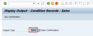Condition Records for Sales Document Output – SAPCODES