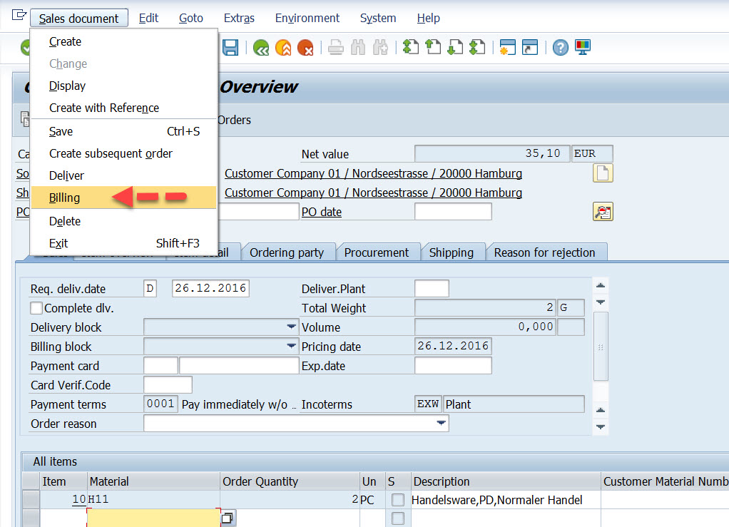 Cash Sales Order in SAP SD – SAPCODES