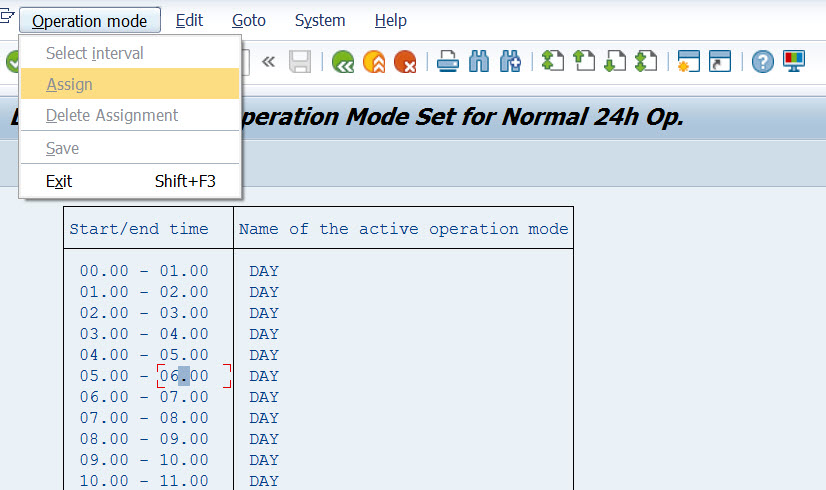Set Operation Mode in SAP System – SAPCODES