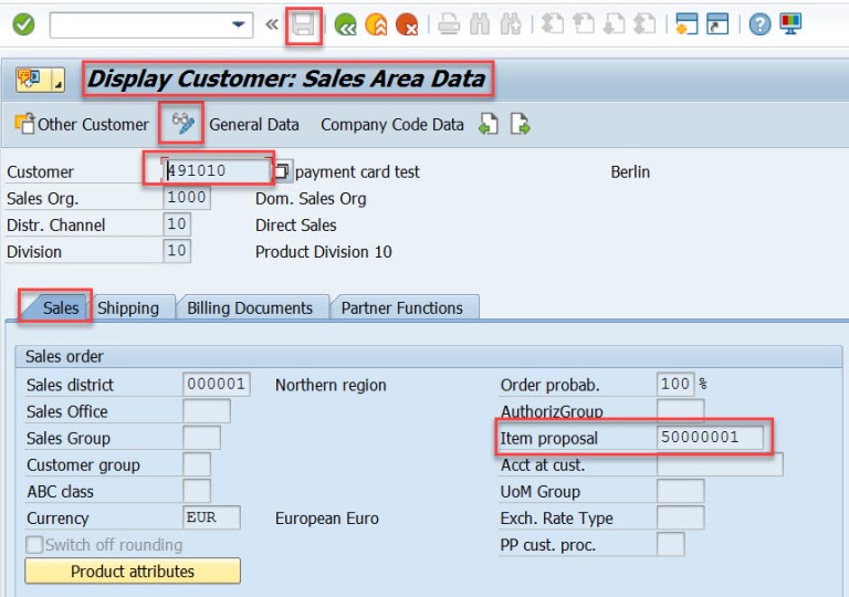 Item Proposal in SAP SD – SAPCODES