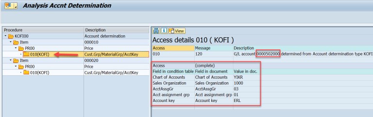 G/L Account Determination in SAP SD – SAPCODES
