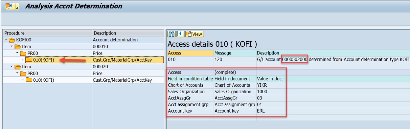 G/L Account Determination in SAP SD – SAPCODES