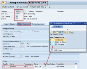 Tax Determination in SAP SD – SAPCODES