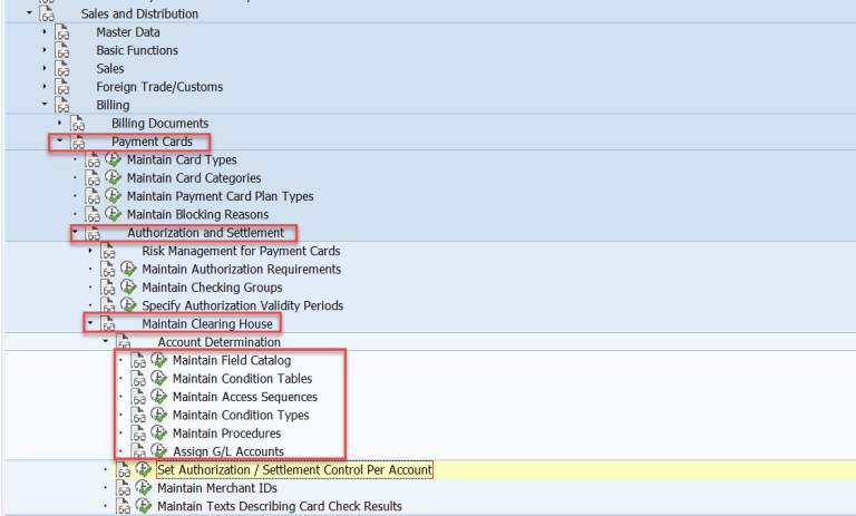 Payment Card Processing in SAP SD – SAPCODES