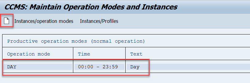 Set Operation Mode in SAP System – SAPCODES