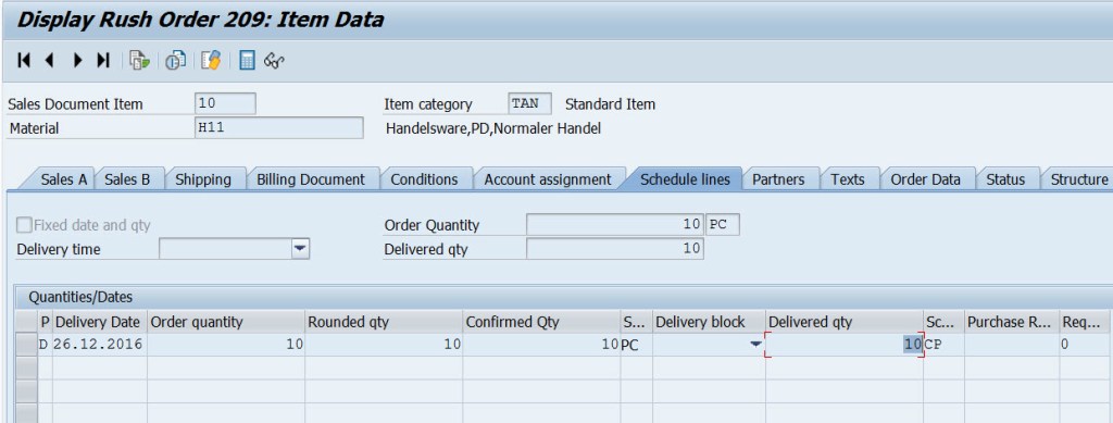 Rush Order in SAP SD – SAPCODES