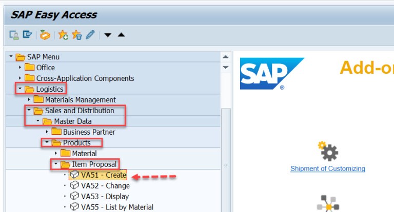 Item Proposal in SAP SD – SAPCODES