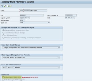 Lock & Unlock Client in SAP – SAPCODES