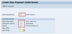 Item Proposal in SAP SD – SAPCODES
