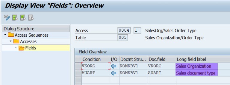 Condition Records for Sales Document Output – SAPCODES