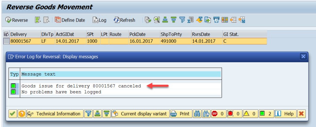 How to Cancel Goods Issue Doc in Delivery? – SAPCODES