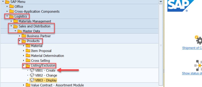Material Listing & Exclusion in SAP SD – SAPCODES