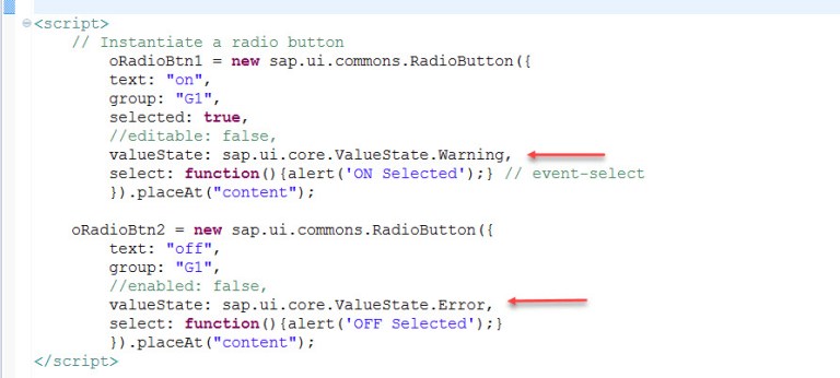 UI5-Radio Button – SAPCODES