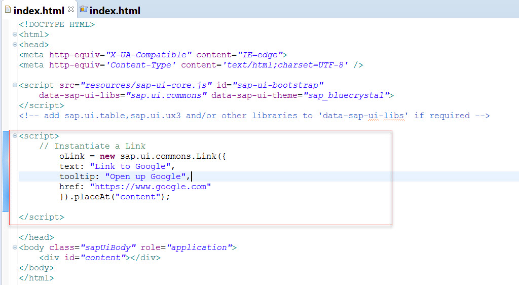 UI5- Link – SAPCODES