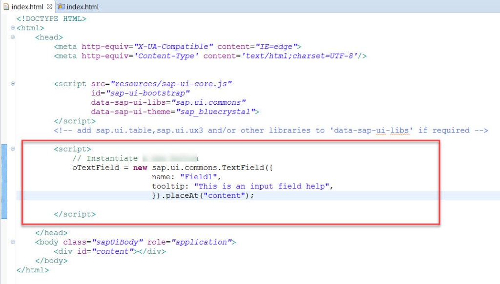 UI5-Text Field – SAPCODES