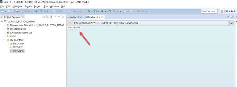 First Simple UI5 Application – SAPCODES