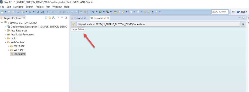 First Simple UI5 Application – SAPCODES