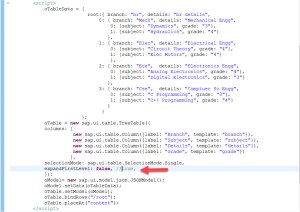 UI5- Tree Table – SAPCODES