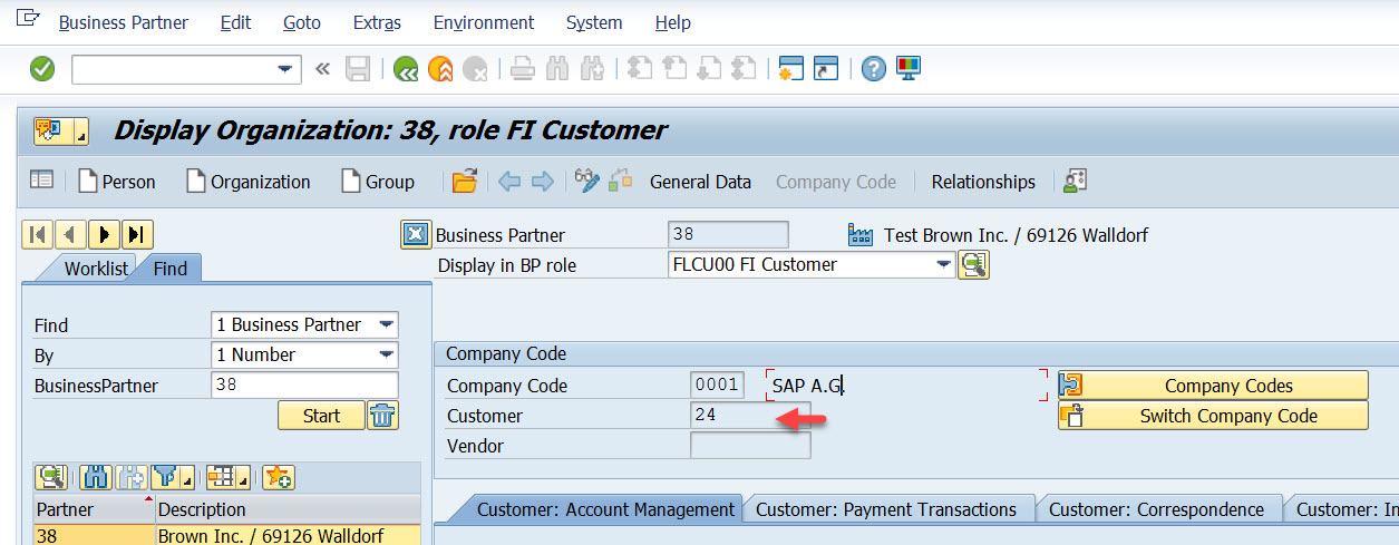 Synchronization between BP->CUSTOMER or BP->VENDOR – SAPCODES