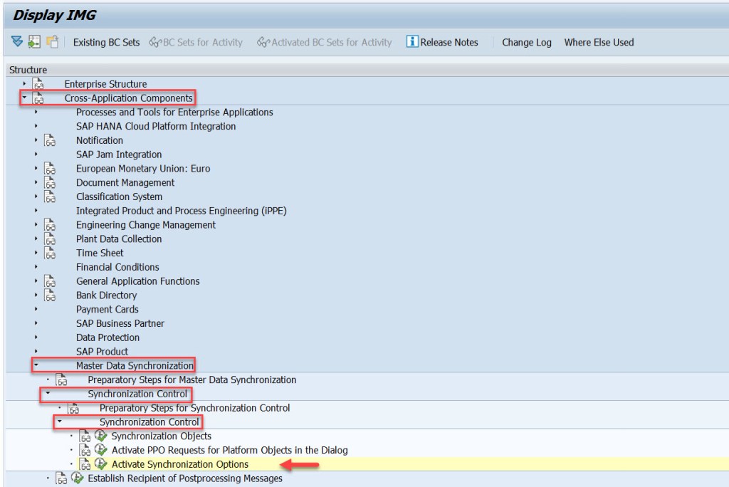 Synchronization between BP->CUSTOMER or BP->VENDOR – SAPCODES