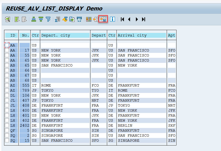 REUSE_ALV_LIST_DISPLAY- 27 – SAPCODES