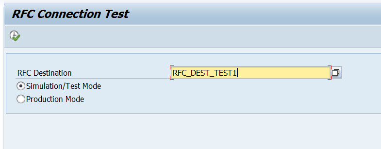 RFC Connection Test Program – SAPCODES