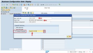 Business Configuration Set- BC Set – SAPCODES