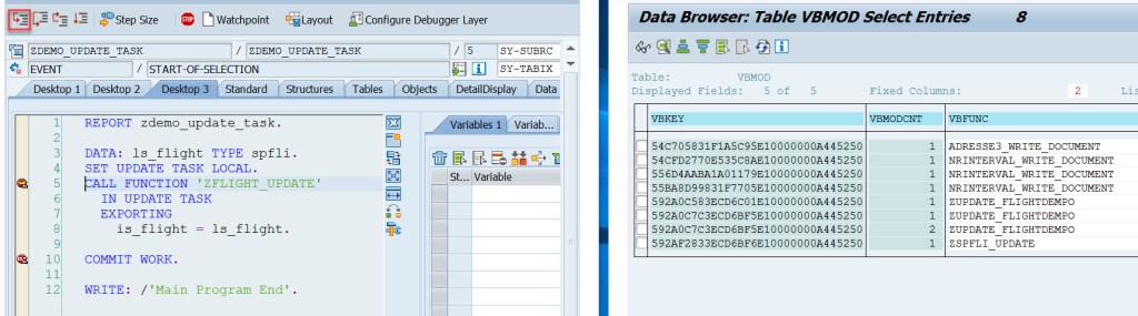 SET UPDATE TASK LOCAL – SAPCODES