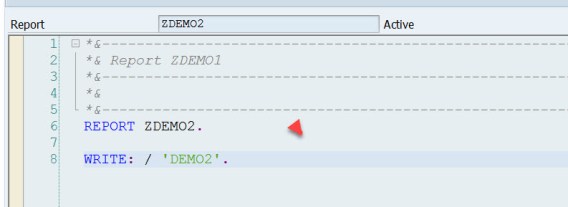 AREA MENU – SAPCODES