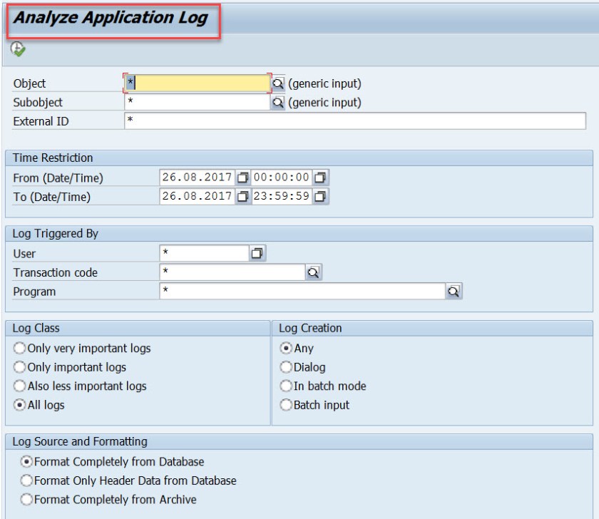 AIF Log – SAPCODES