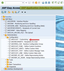 Processing First Message in AIF – SAPCODES