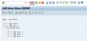 AREA MENU – SAPCODES