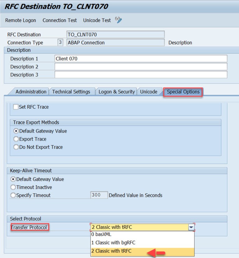 tRFC – RFC IN BACKGROUND TASK – SAPCODES
