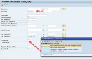 Immediate/Collective IDoc Processing – SAPCODES