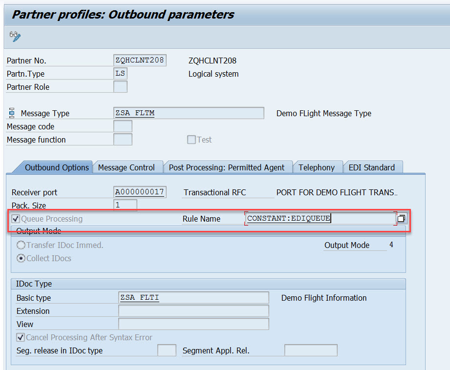 IDoc with Queue Processing – SAPCODES