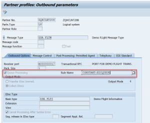 IDoc with Queue Processing – SAPCODES