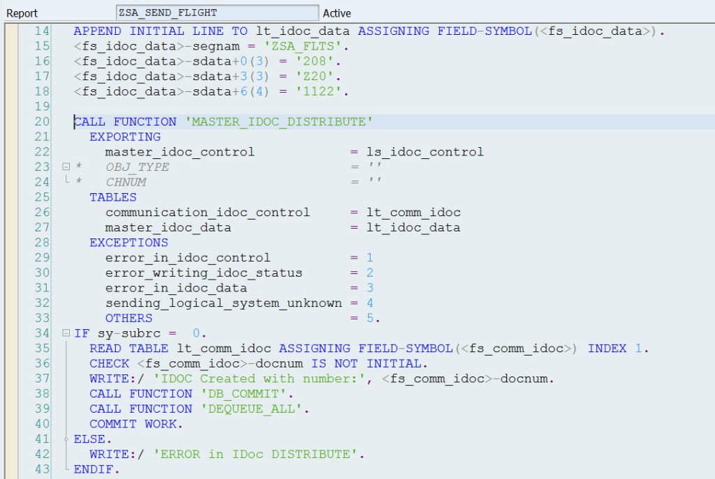 Immediate/Collective IDoc Processing – SAPCODES