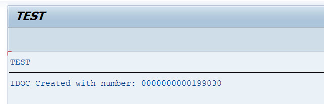 Immediate/Collective IDoc Processing – SAPCODES