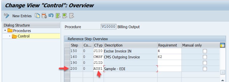 EDI Print Output Set for Billing Document – SAPCODES