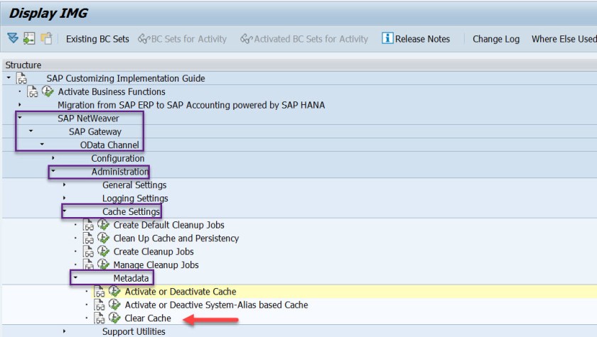 oDATA – Cache Cleanup – SAPCODES